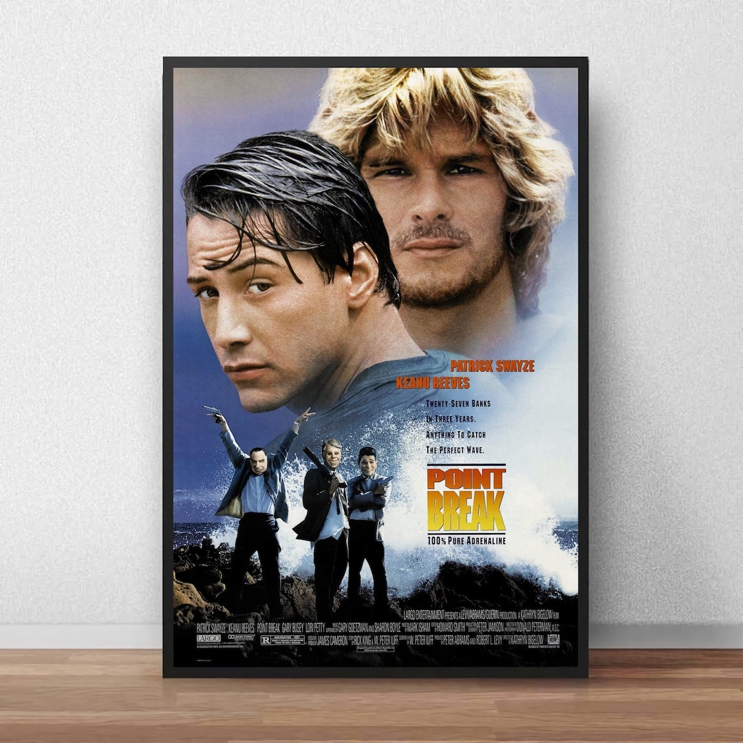 Point Break Poster, Movie Poster, Film Poster, Wall Decoration, Canvas ...