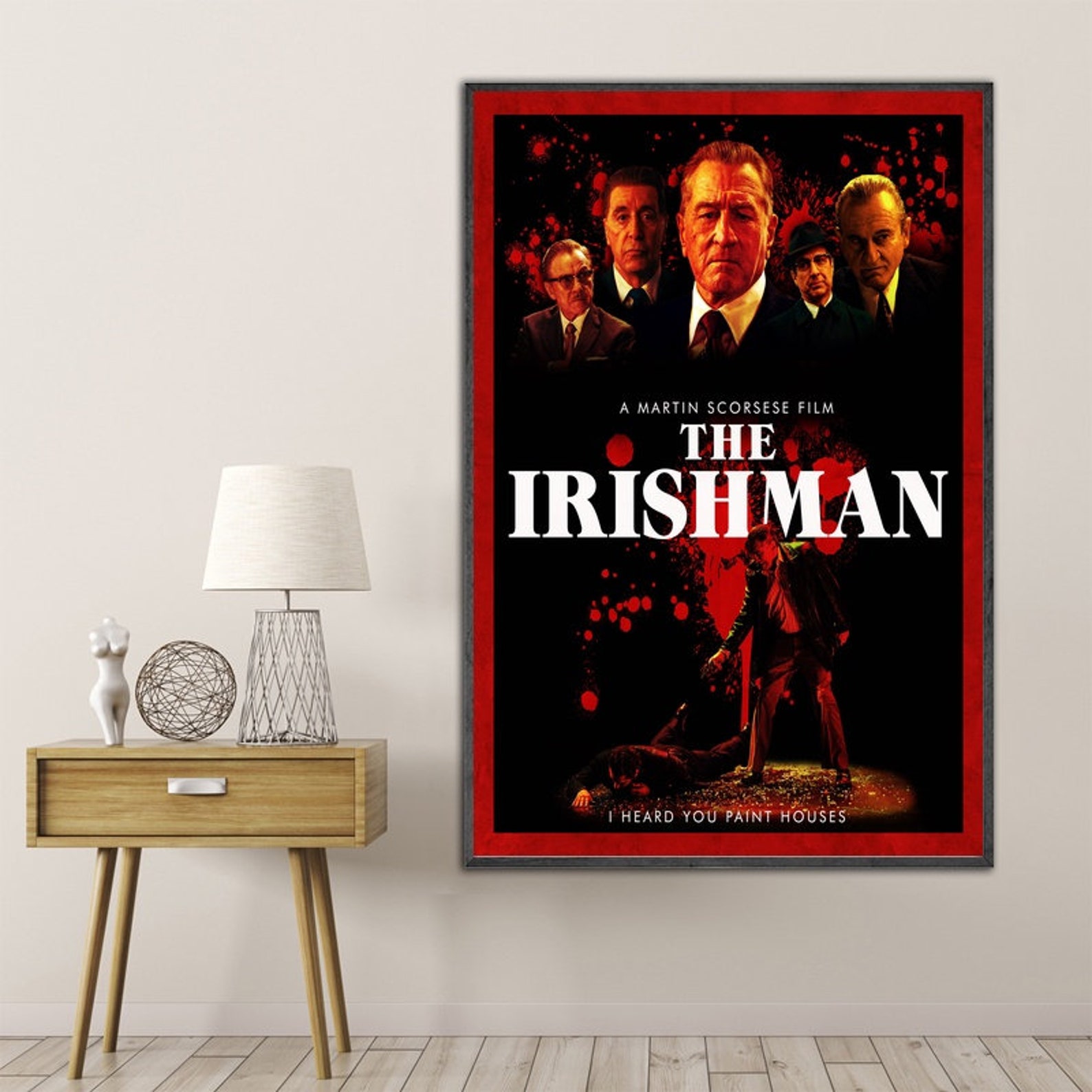 The Irishman Poster Canvas Movie Poster Unframe - Etsy