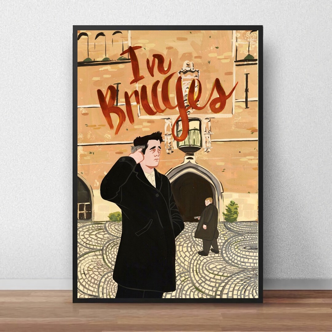 In Bruges Poster, Movie Poster, Film Poster, Wall Decoration, Canvas ...