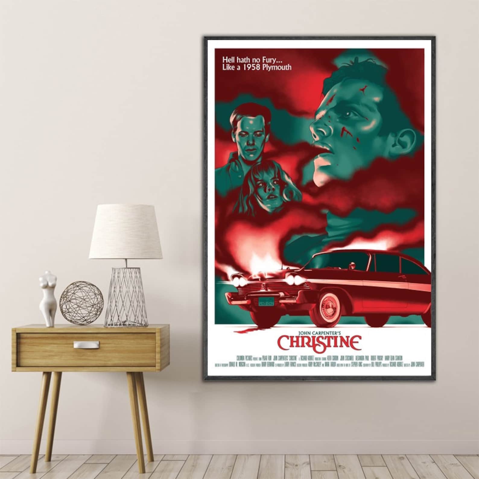 Christine Poster Canvas Movie Poster Unframe - Etsy