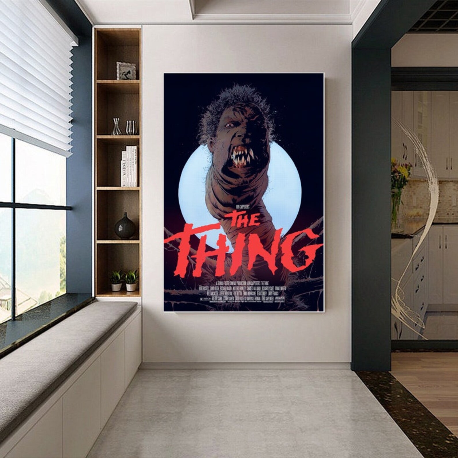 The Thing Poster Canvas Movie Poster Unframe - Etsy