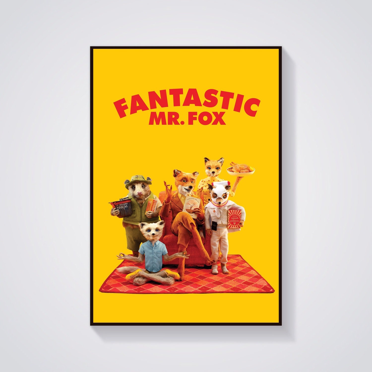 Fantastic Mr. Fox Poster, Movie Poster, Film Poster, Wall Decoration ...