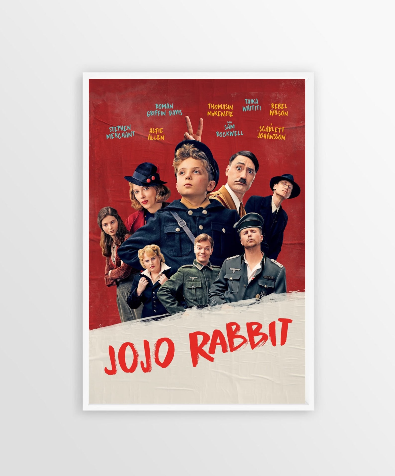 Jojo Rabbit Poster Canvas Movie Poster Unframe - Etsy
