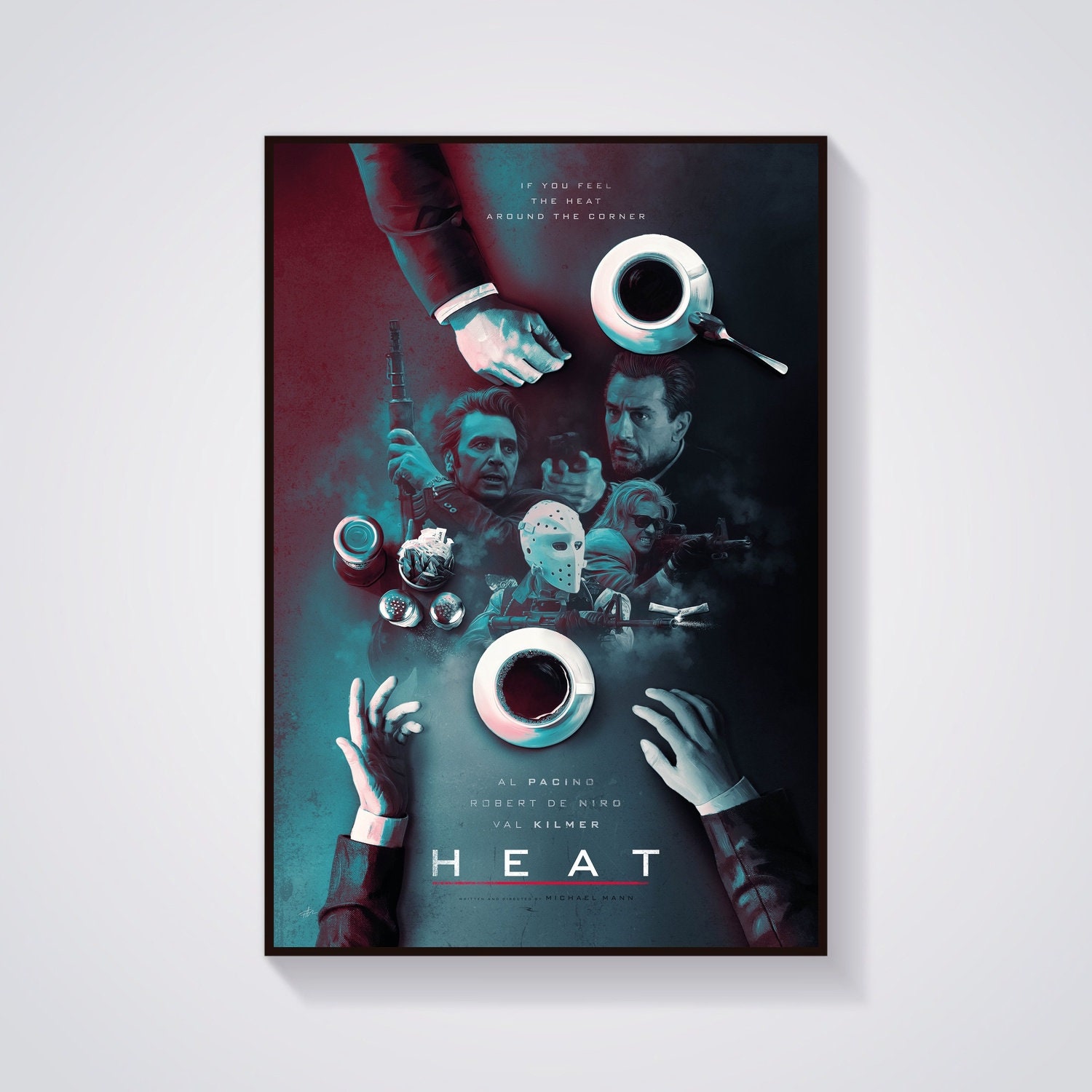 Heat Poster, Movie Poster, Film Poster, Wall Decoration, Canvas Poster ...