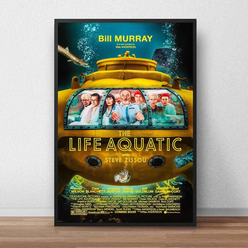 Life Aquatic Poster - Etsy