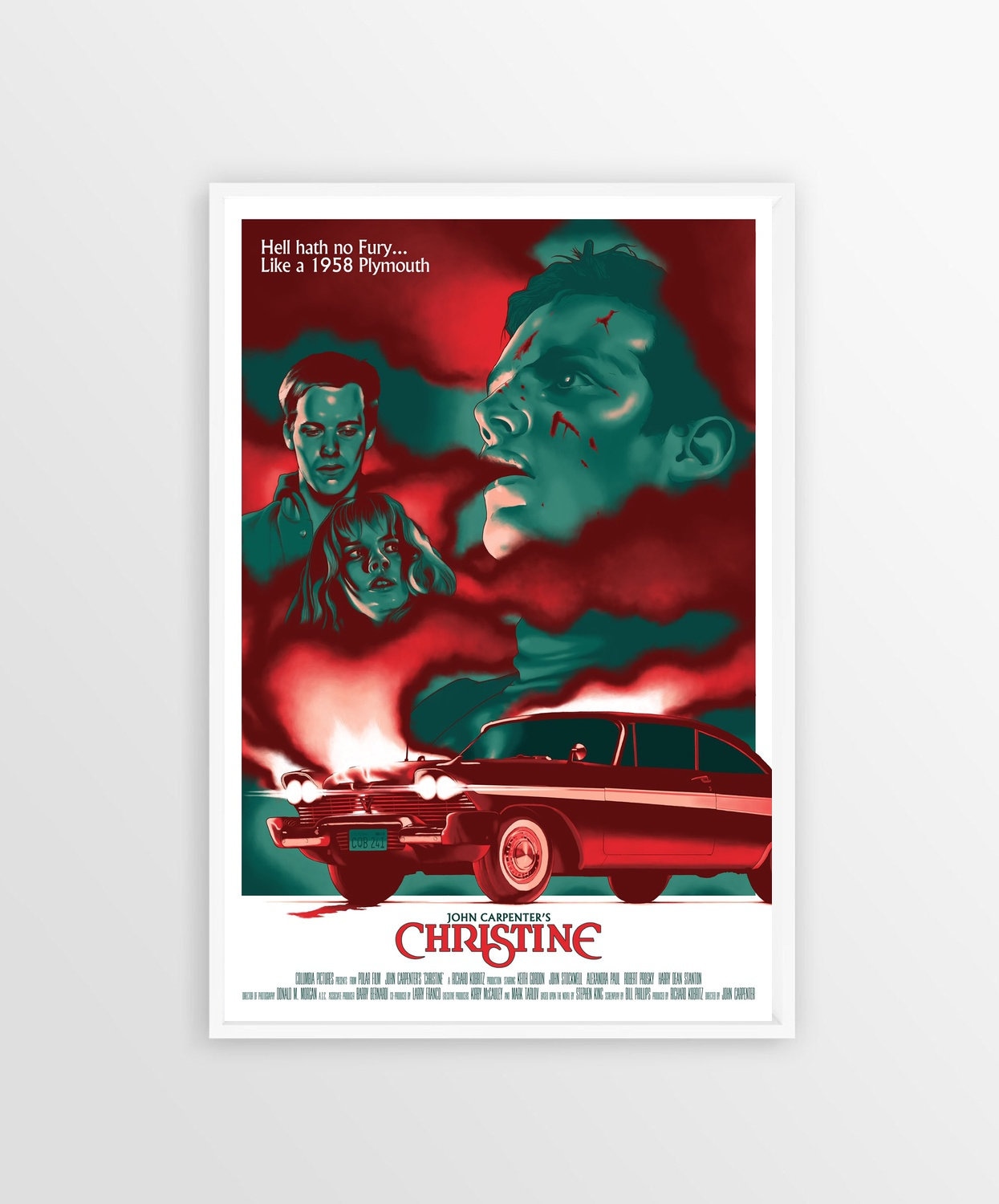 Christine Poster Canvas Movie Poster Unframe - Etsy