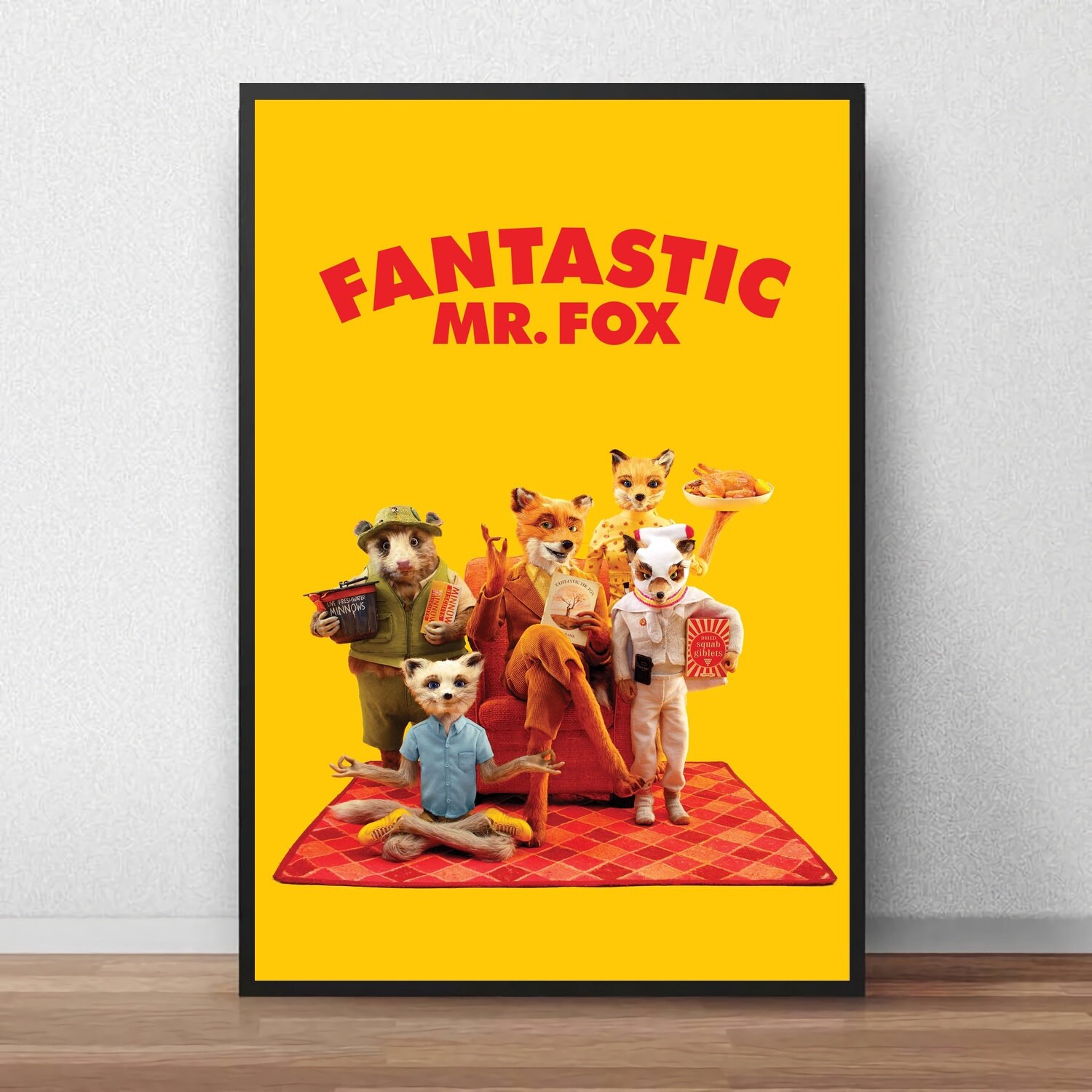 Fantastic Mr. Fox Poster, Movie Poster, Film Poster, Wall Decoration ...