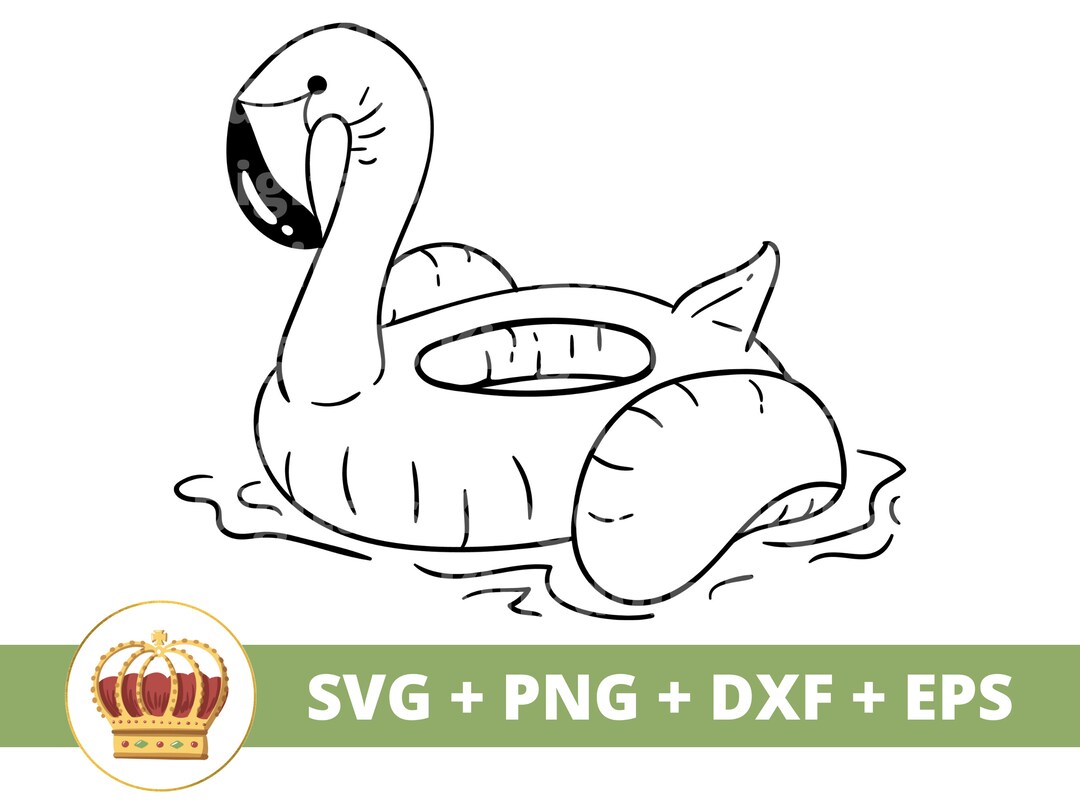 Flamingo Floatie SVG PNG Cute Beach Vibes Summer Vacation Life ...
