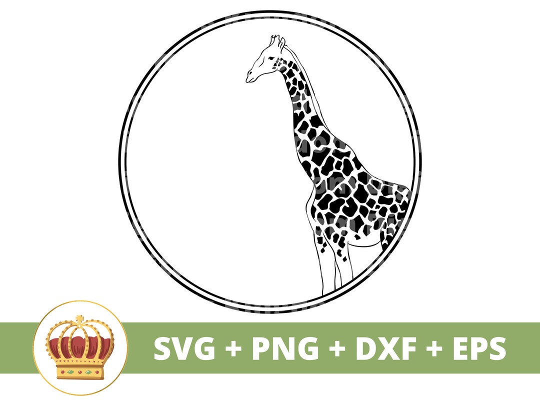 Giraffe SVG & PNG | African Africa Safari Cute Animal Kingdom Wild Head ...
