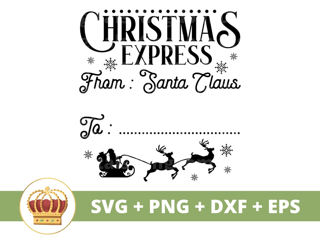 Christmas Express SVG | Santa Bag Svg Special Delivery Mail Funny ...
