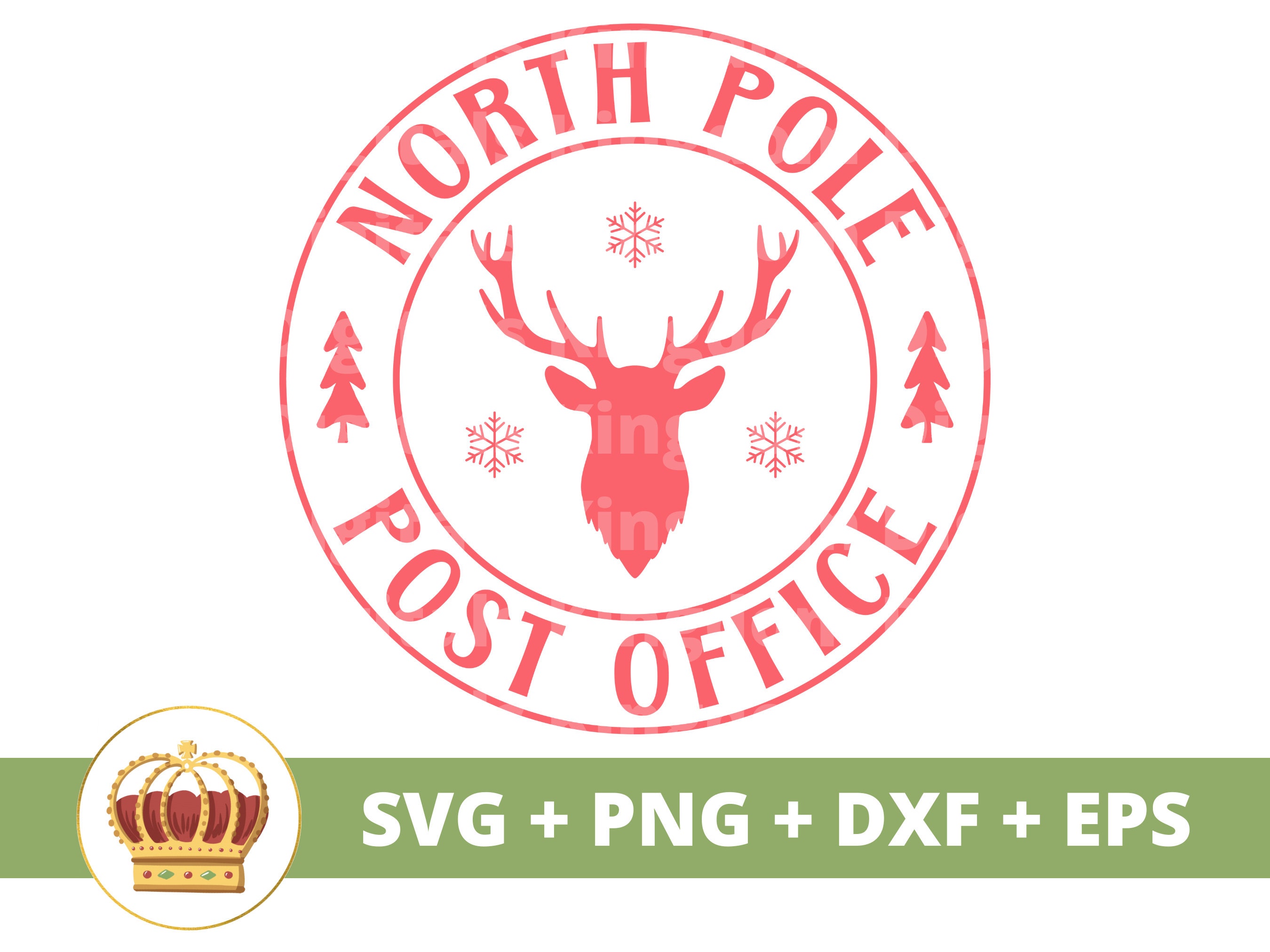 North Pole Post Office SVG | Funny Christmas SVG Holiday Quotes ...