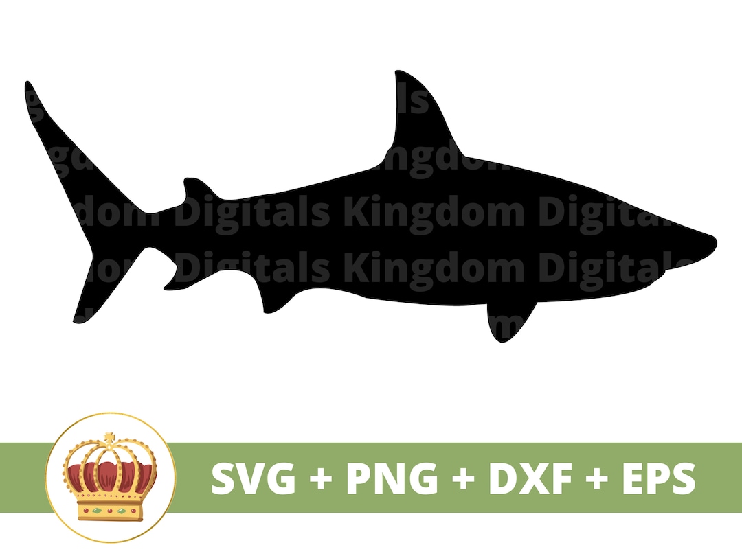 Tiburón SVG PNG / Gran Semana Blanca Océano Criatura Marina Pescado ...