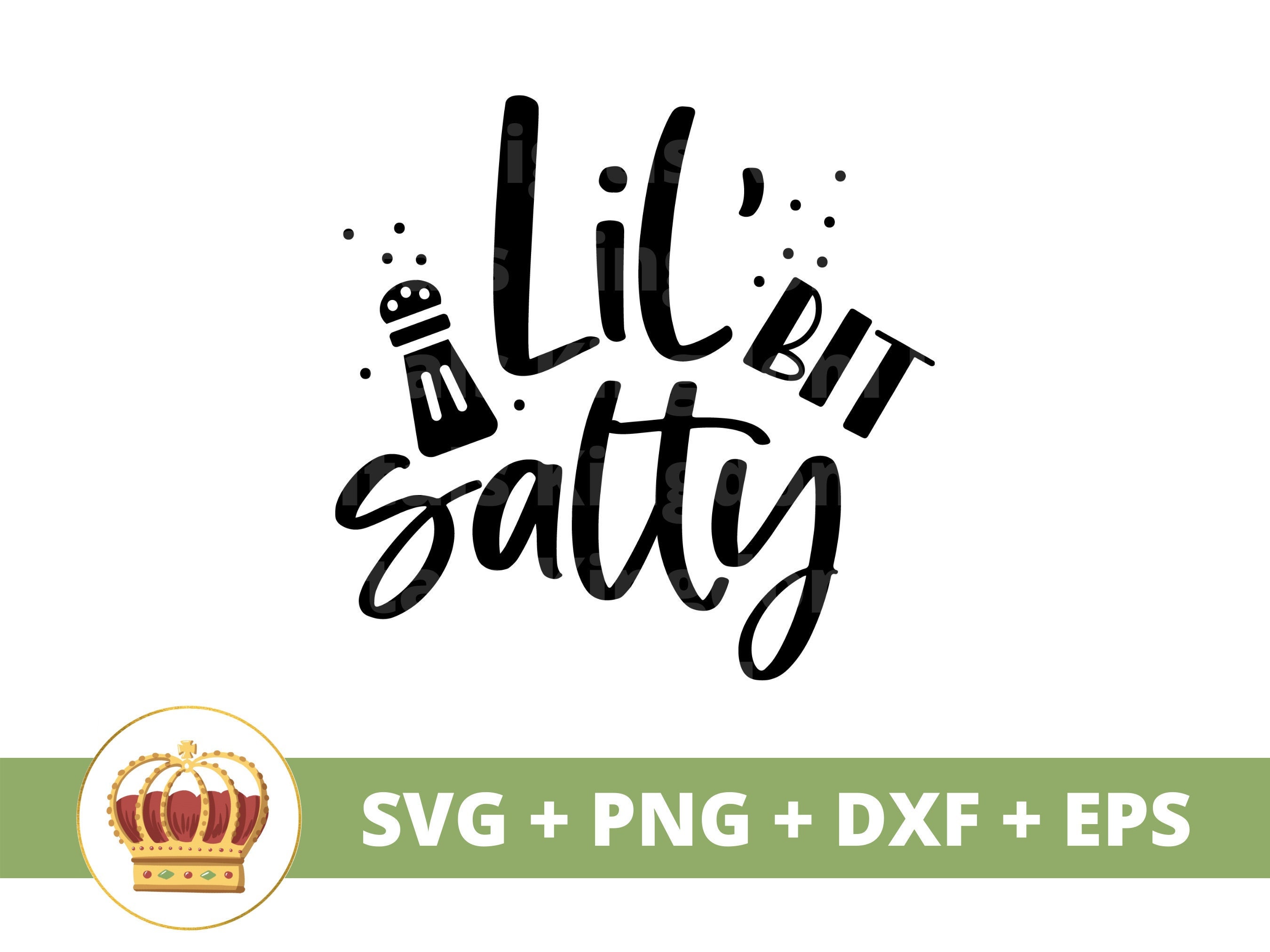 Lil Bit Salty SVG | Funny Kitchen Sayings, Oven Mitt PNG, Kitchen Towel ...