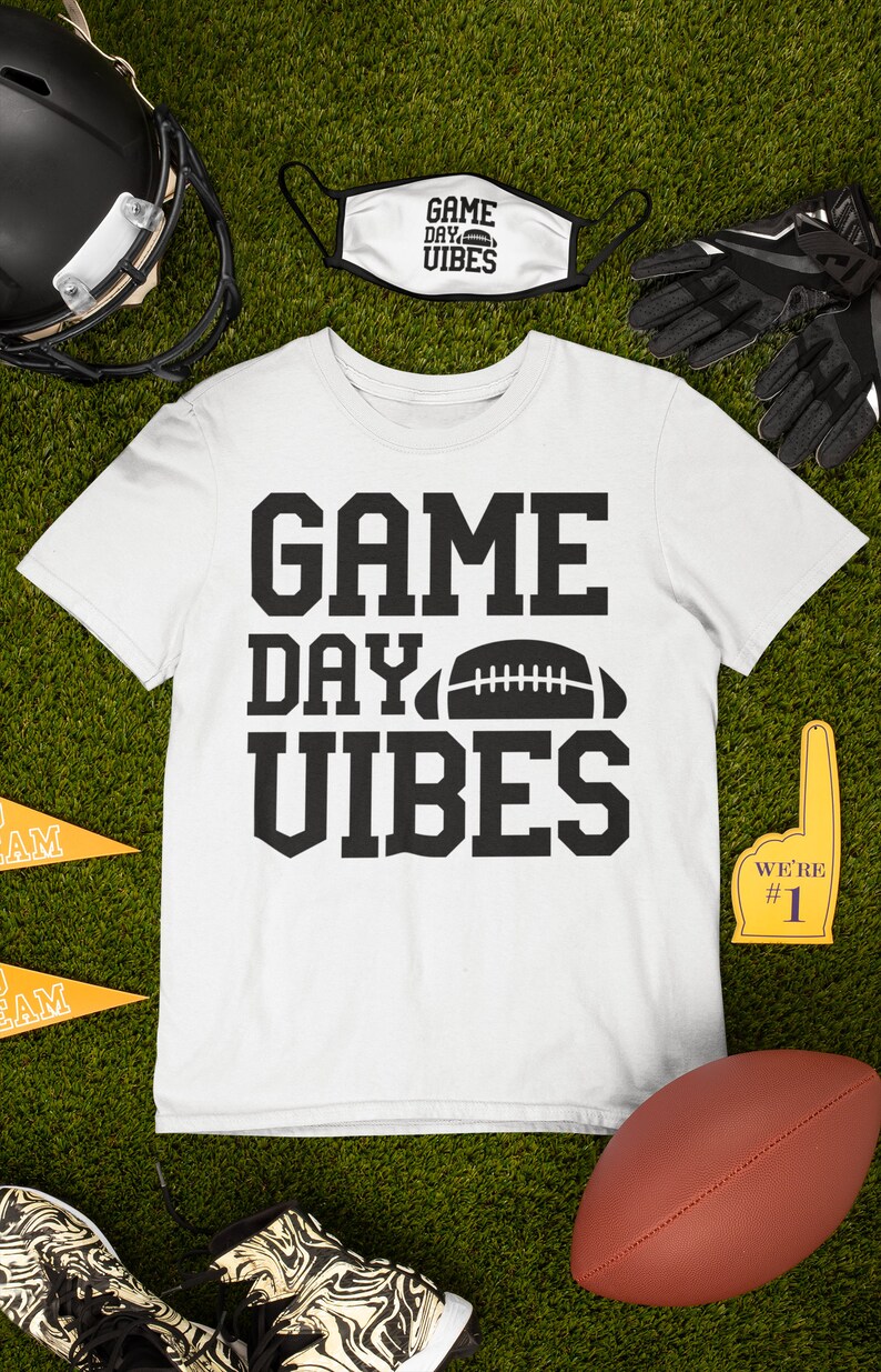 Game Day Vibes SVG | Football Svg Tailgating Tailgate Baby Sister Mom ...