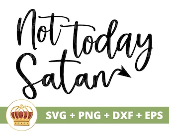 Not Today Devil Svg - Etsy