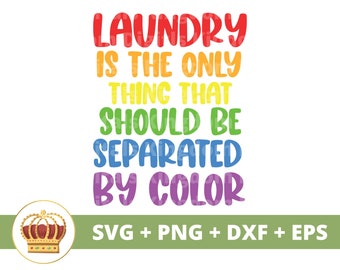The Only Thing That Should Be Separated by Color is Laundry Art - Etsy