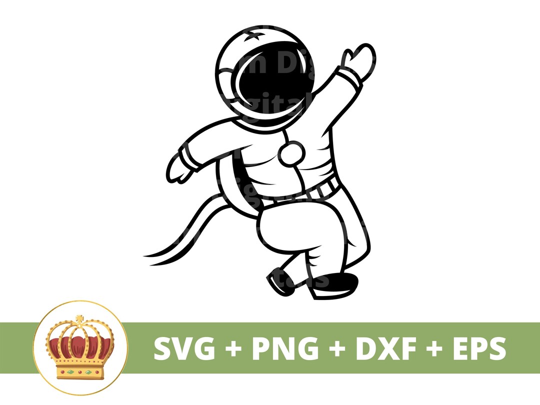 Astronaut SVG | Outer Space Svg, Alien UFO, ET, Spaceship, Universe ...