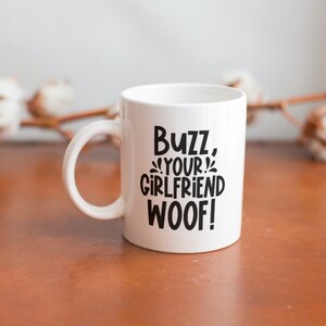 Buzz Your Girlfriend Woof SVG | Cute Christmas SVG, Funny Xmas Quotes ...