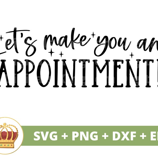 Appointment Svg - Etsy