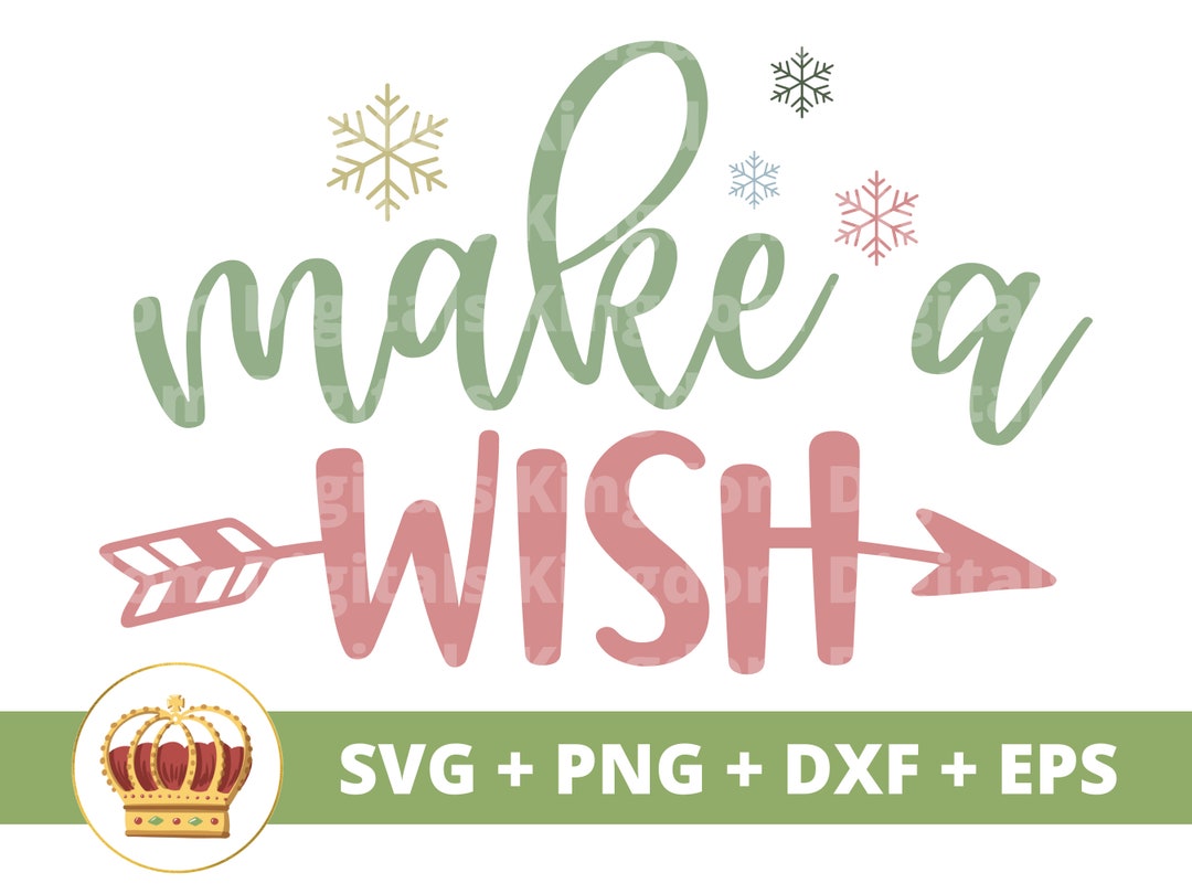 Make A Wish SVG | Funny Christmas SVG Wishing Star Tree Holiday Quotes ...