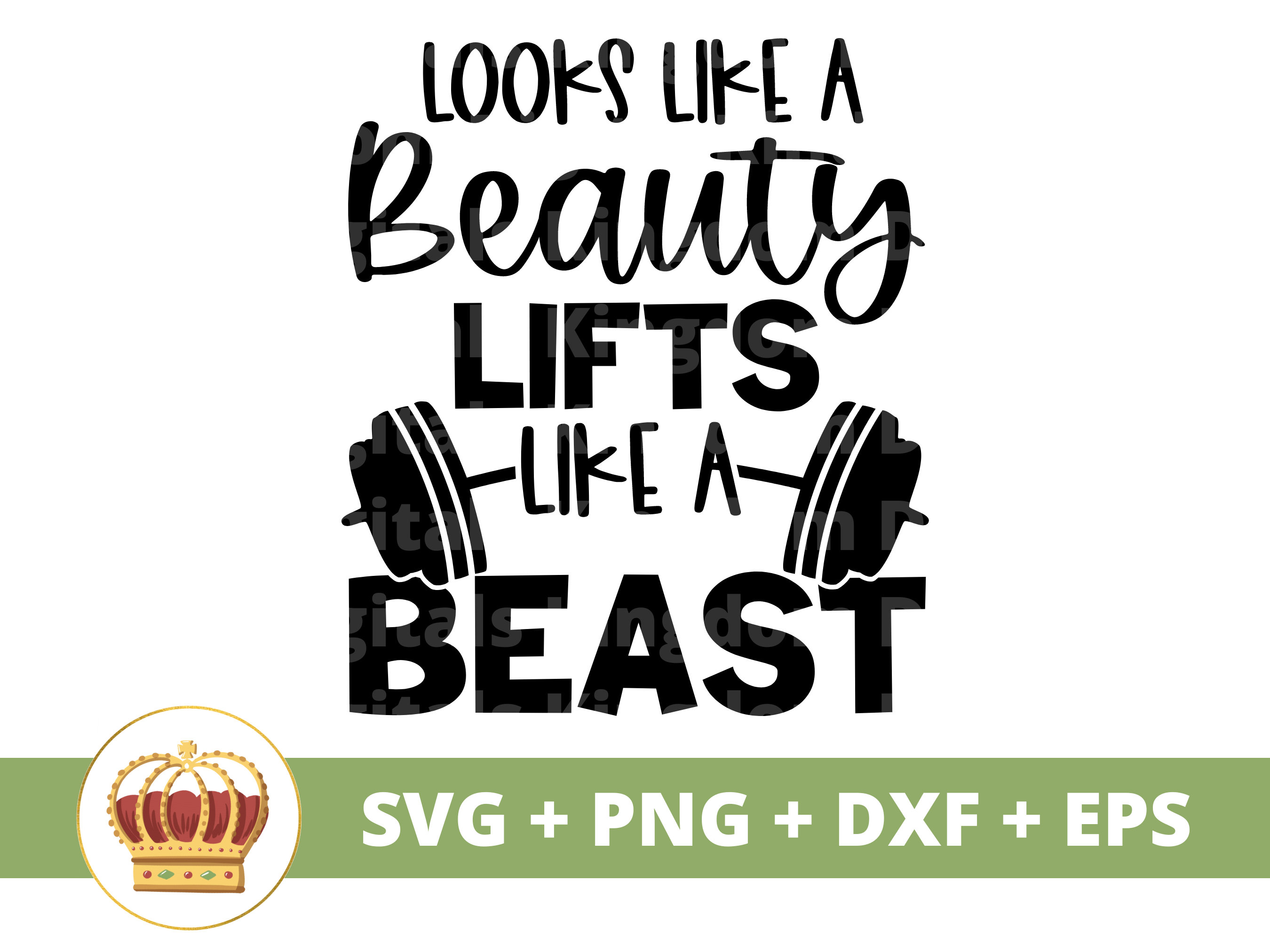 Look Like a Beauty Lift Like a Beast SVG | Sassy Svg Princess Gym ...