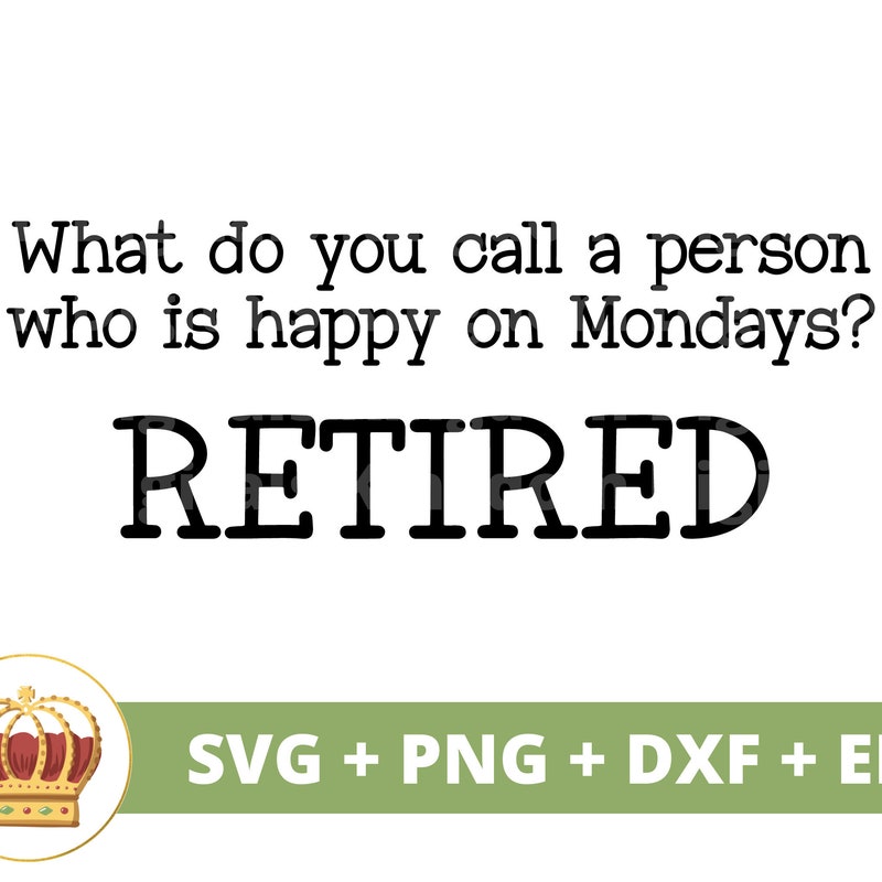 What Do You Call a Person Who is Happy on Monday - Etsy