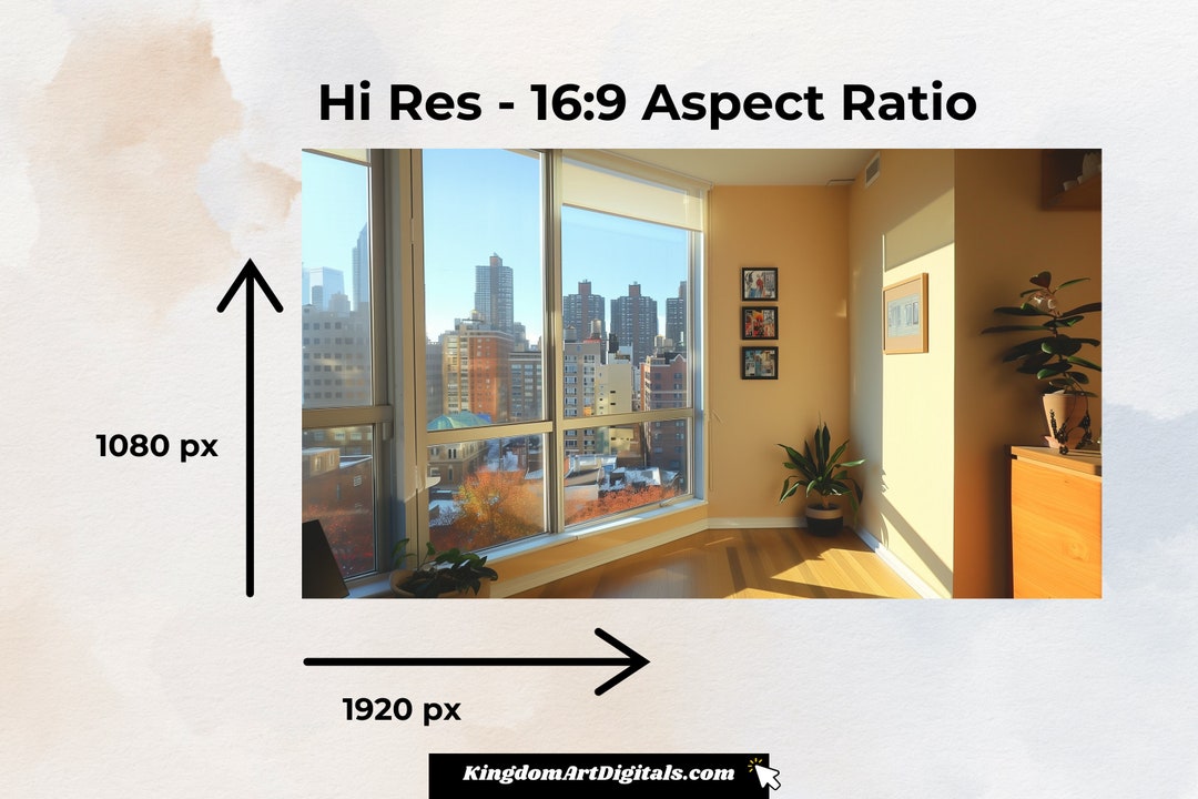 Modern New York City Virtual Background | NYC Zoom Background, Home ...