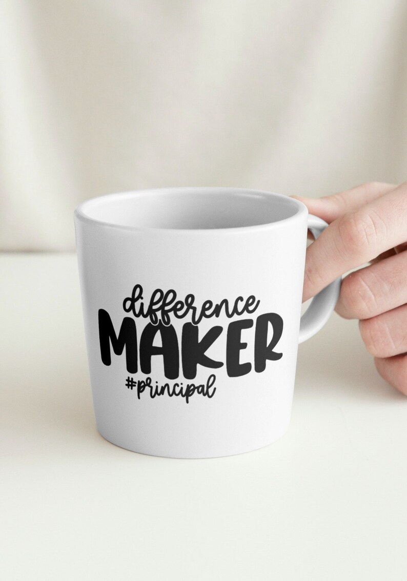 Difference Maker Principal SVG Funny Teacher Appreciation - Etsy