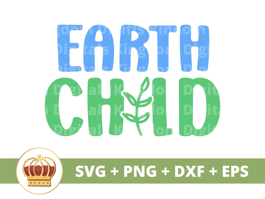 Earth Child SVG | Earth Day, Recycling, Vegan, Nature, Mother Earth ...
