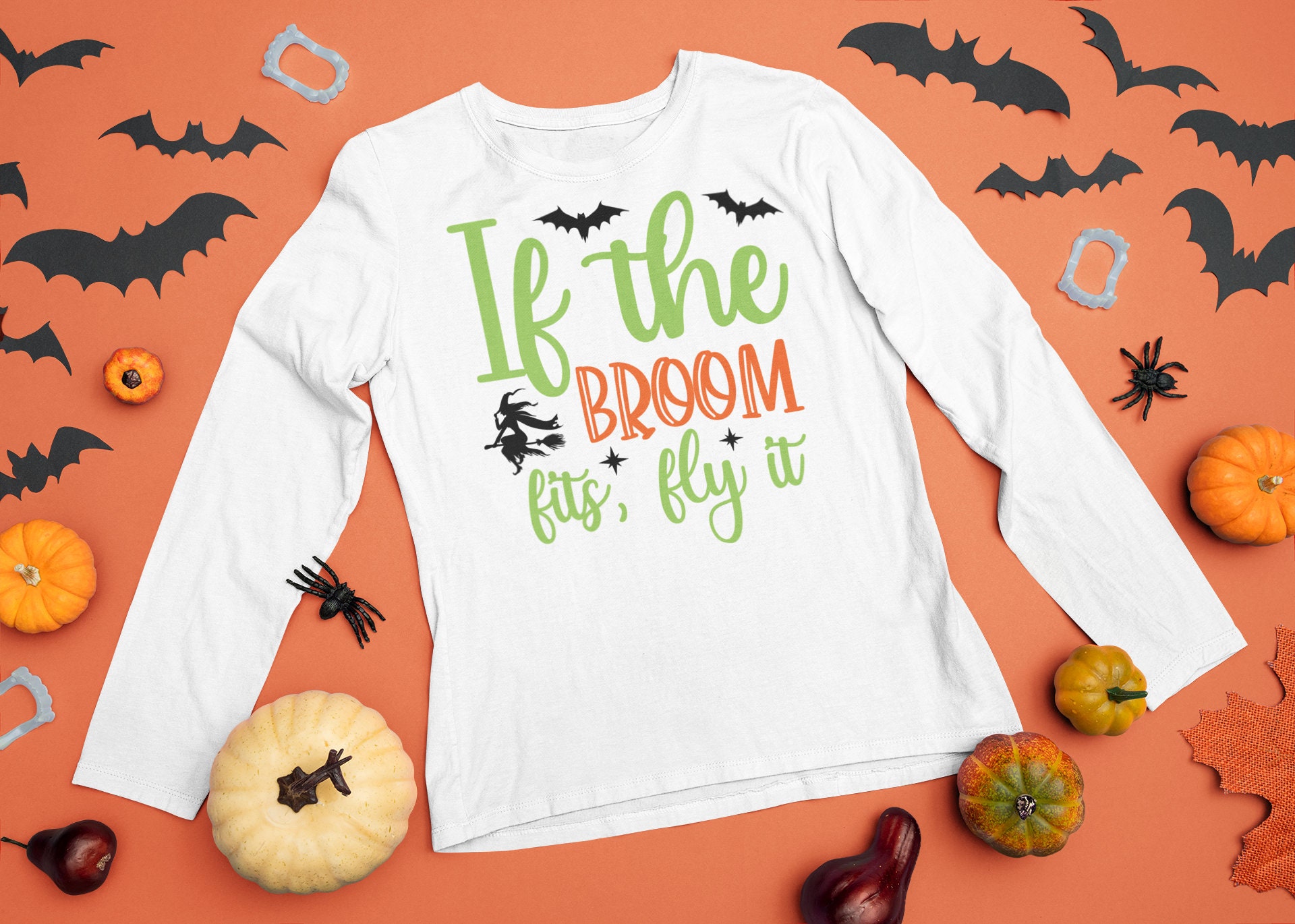 If the Broom Fits Fly It SVG | Halloween Svg Fall Spooky Cute Funny ...