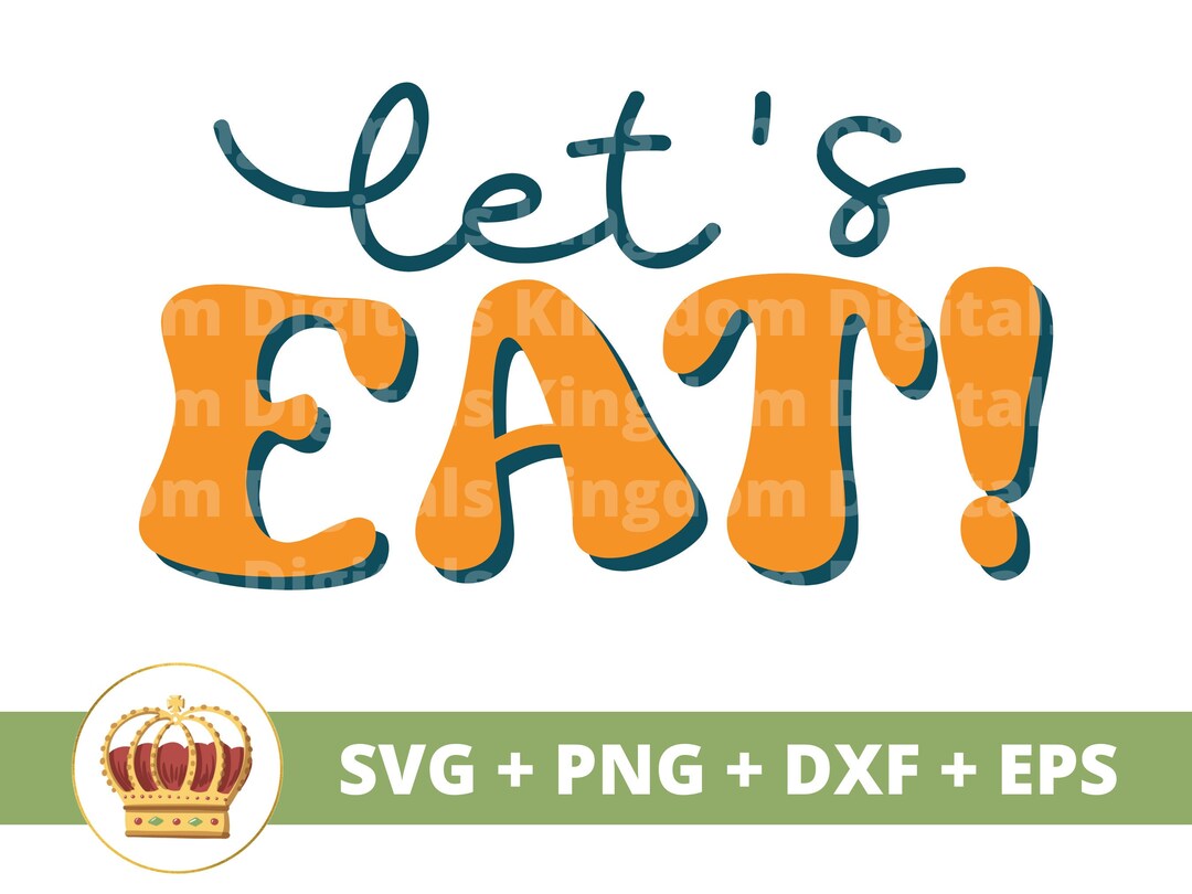 Lets Eat SVG First Thanksgiving Svg Baby Feast Food Family - Etsy