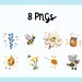 Bumblebee Clipart Set Digital Download, Cute Bee PNG Bundle, Bumble Bee ...