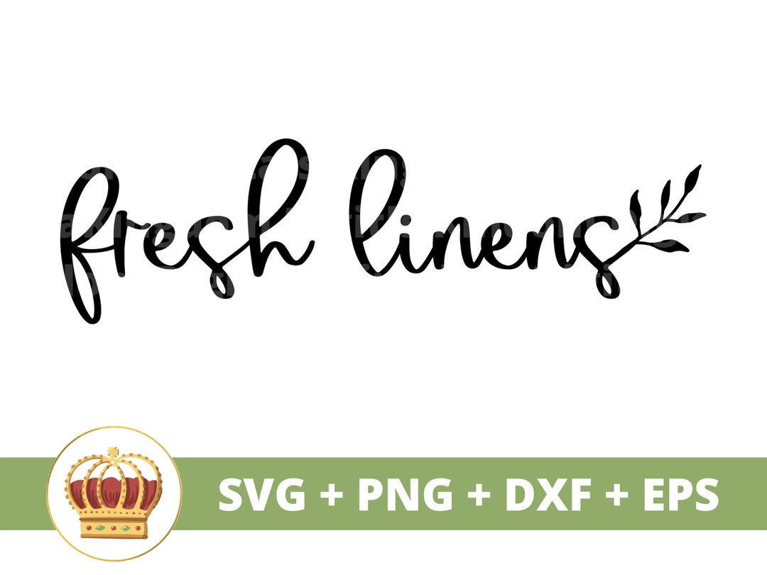 Fresh Linens SVG Laundry SVG Laundry Room Sign Home Decor - Etsy