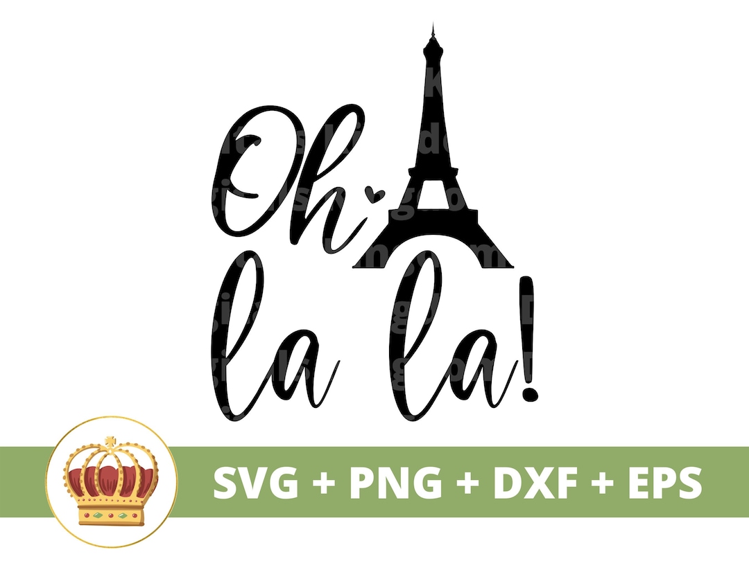 Oh La La SVG | Paris Makeup Bag Svg, France Europe French Vacation Travel Romantic Love Png ...