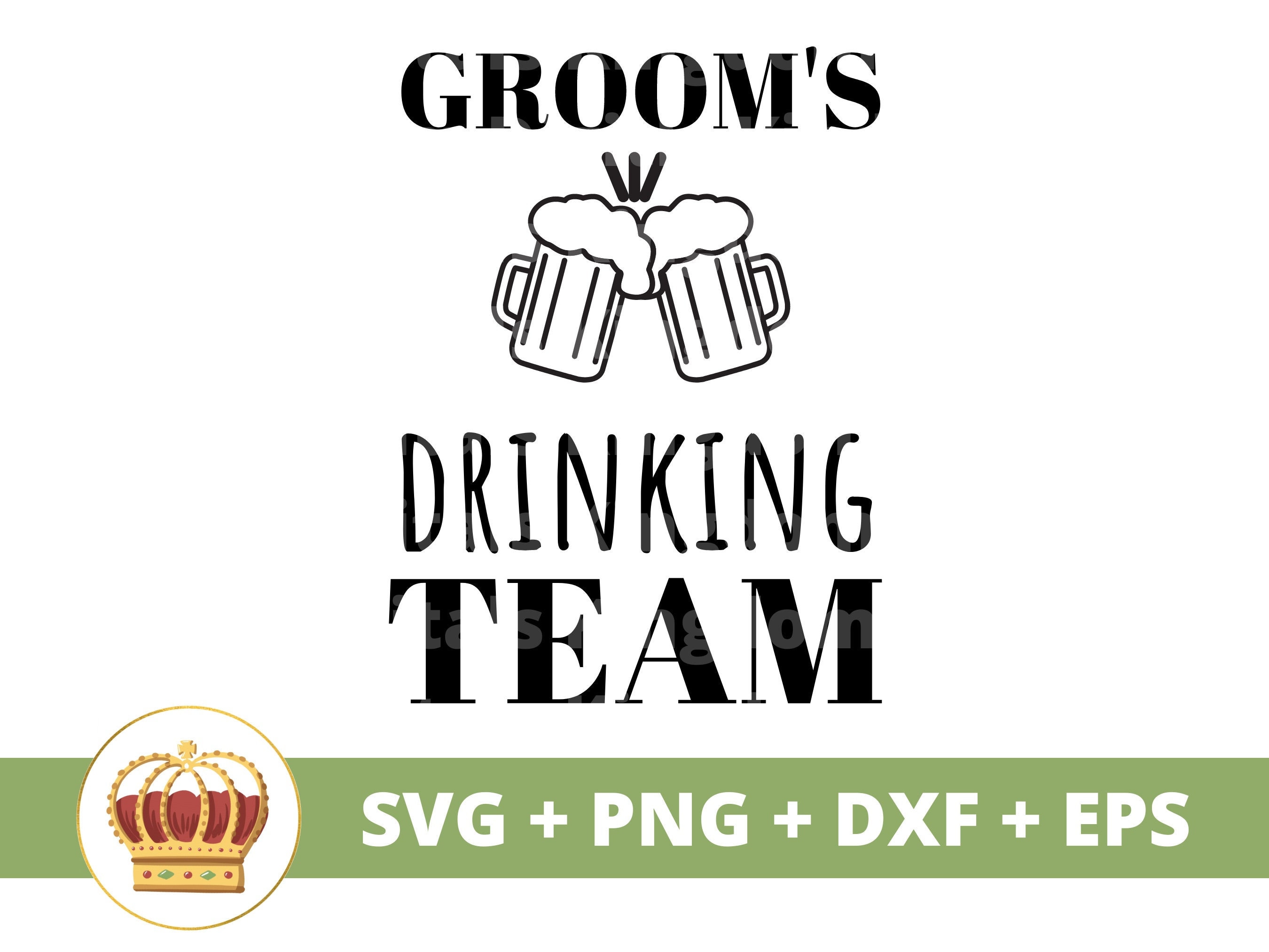 Grooms Drinking Team SVG | Wedding Bridesmaid Bachelors Party Bride ...
