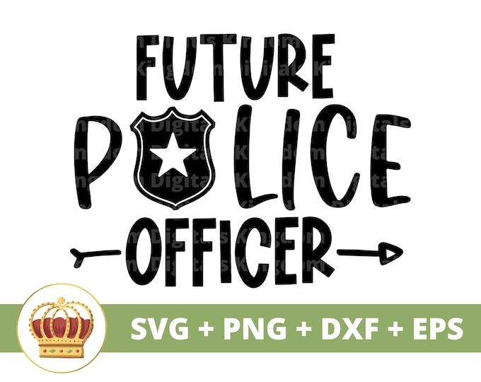 Future Police Officer SVG Baby Cop SVG, Law Enforcement All American ...