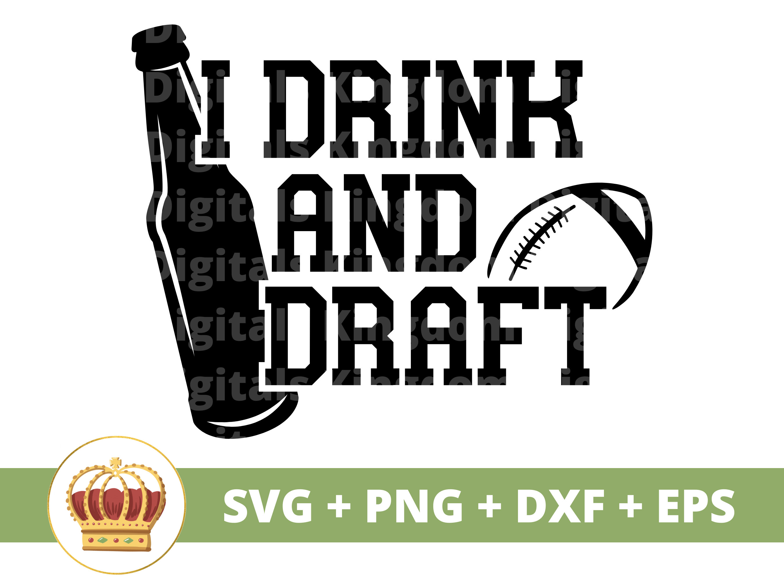 I Drink and Draft SVG Fantasy Football Svg Man Cave Men Papa - Etsy