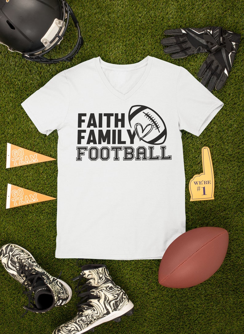 Faith Family Football SVG Football Svg Christian God Sister - Etsy