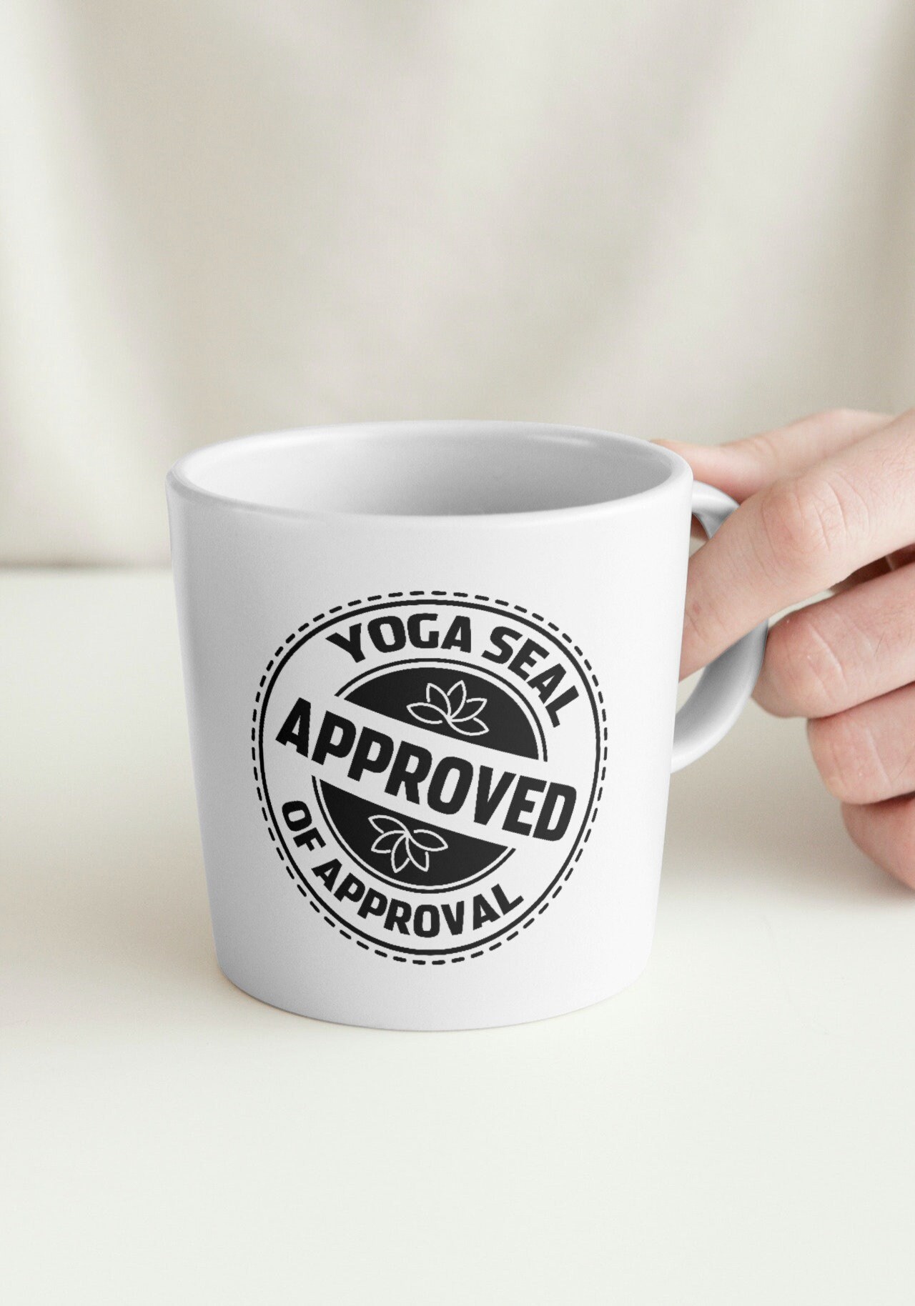 Yoga Seal of Approval SVG | Yoga Pose Namaste Spiritual Lotus Zen ...