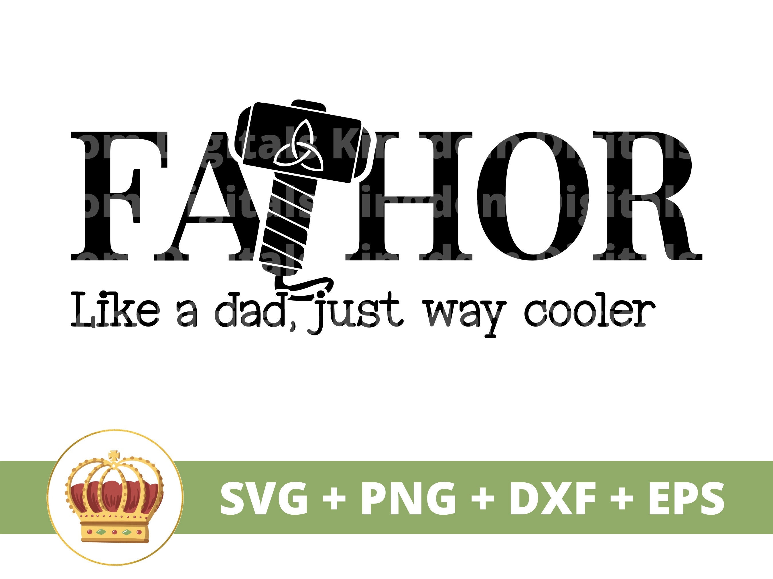 Fathor Like A Dad but Way Cooler SVG | Happy Fathers Day Funny Papa ...
