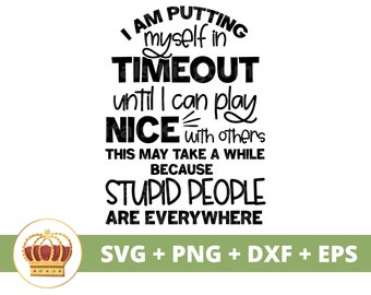 Mom Timeout Svg - Etsy