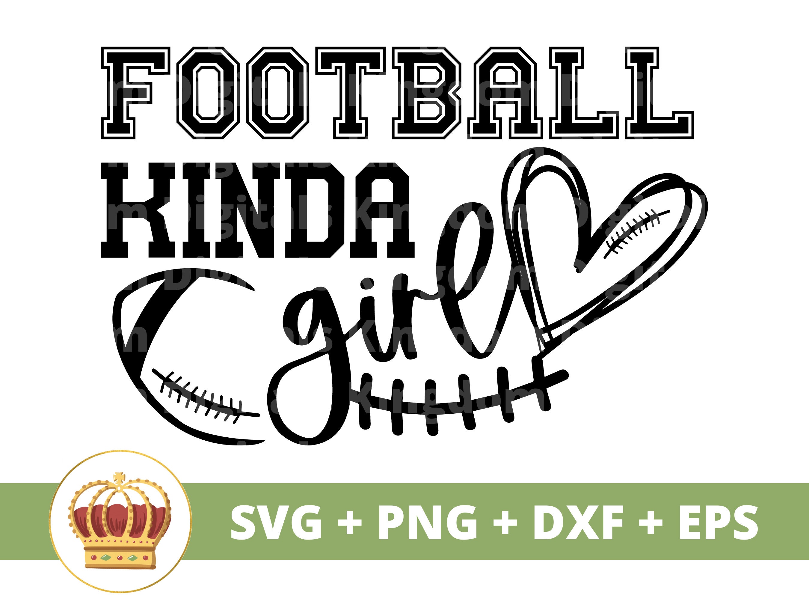 Football Kinda Girl SVG Football Svg Baby Sister Mom - Etsy