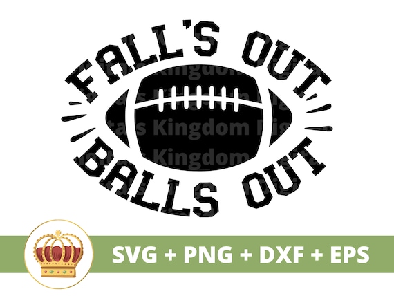 Fall's Out Balls Out SVG Football Svg Helmet Autumn Mom - Etsy Canada