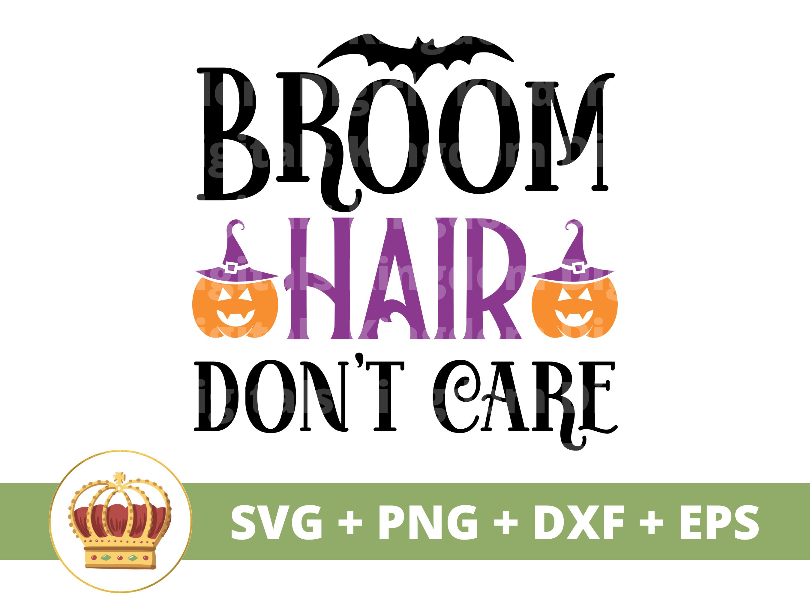 Broom Hair Don't Care SVG Halloween Svg Fall Spooky - Etsy