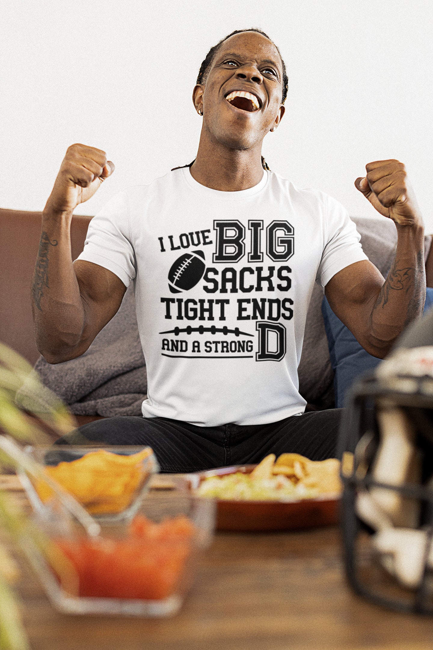 I Love Big Sacks Tight Ends and a Strong D SVG | Football Svg ...