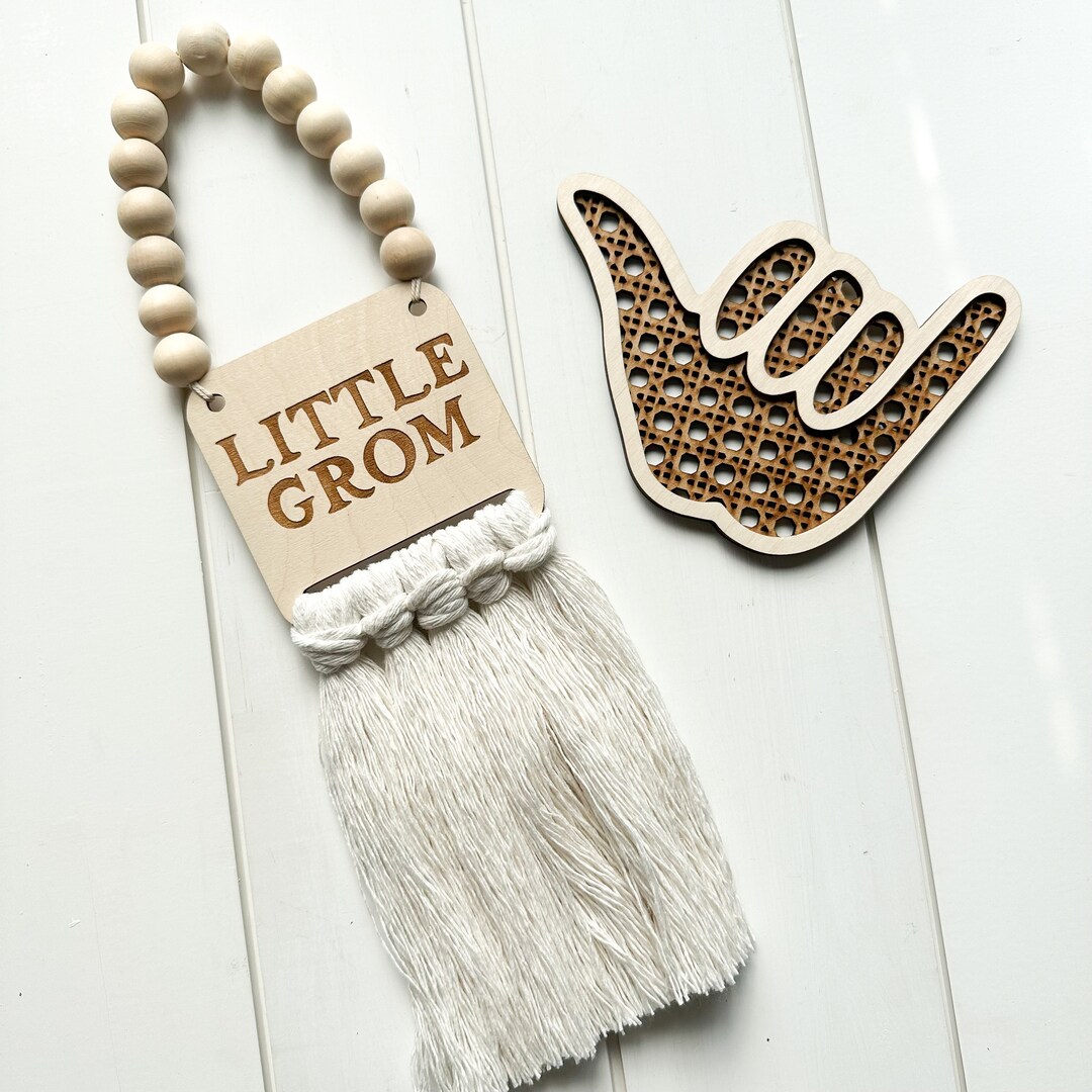 Little Grom Nursery Sign, Grom Sign, Beachy Decor,boy Room Decor, Girls ...