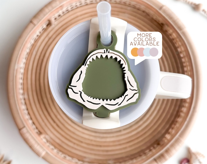 Shark Jaw Stanley Cup Topper, Shark Straw Topper, Shark Gifts, Great ...