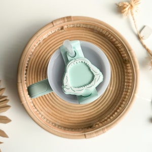 Great White Jaws Stanley Cup Topper, Shark Straw Topper, Shark Gifts ...