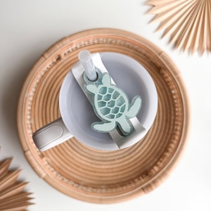 Sea Turtle Stanley, Stanley Cup Accessories, Turtle Stanley Tag, Turtle ...