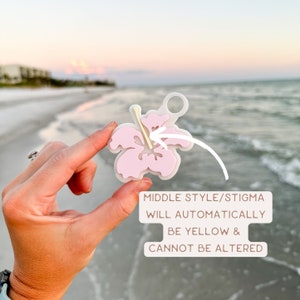 Hibiscus Flower Stanley Tag, Stanley Cup Accessory, Hibiscus Gifts ...